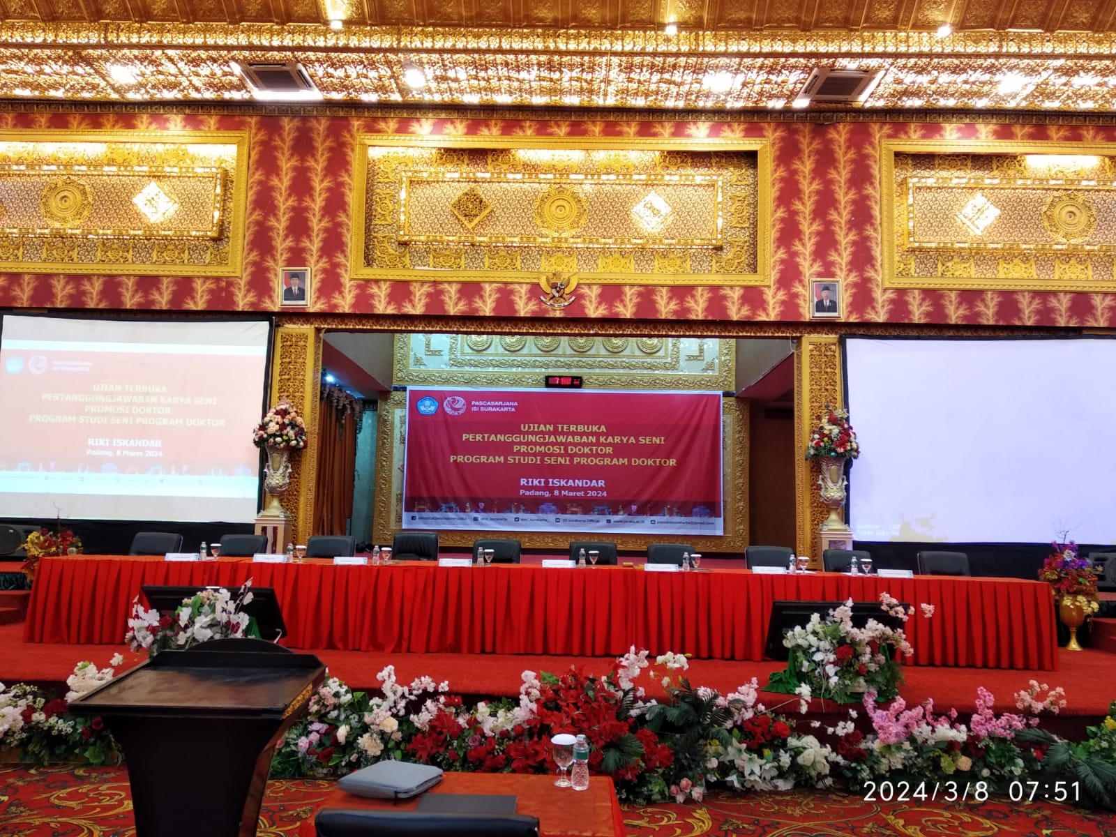 Ujian Pertanggung Jawaban Karya Seni S3 Pascasarjana ISI Surakarta Atas ...